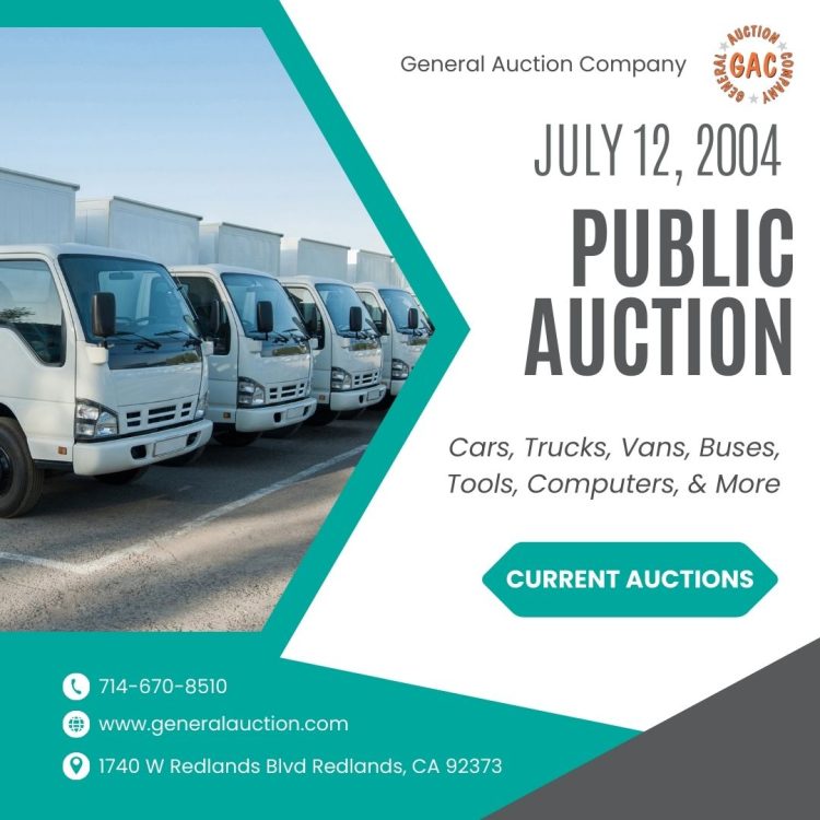 Best Public Auction Cars, Trucks, Equipment | General Auction