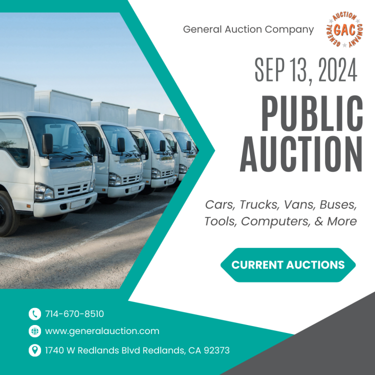 Best Public Auction Cars, Trucks, Equipment | General Auction